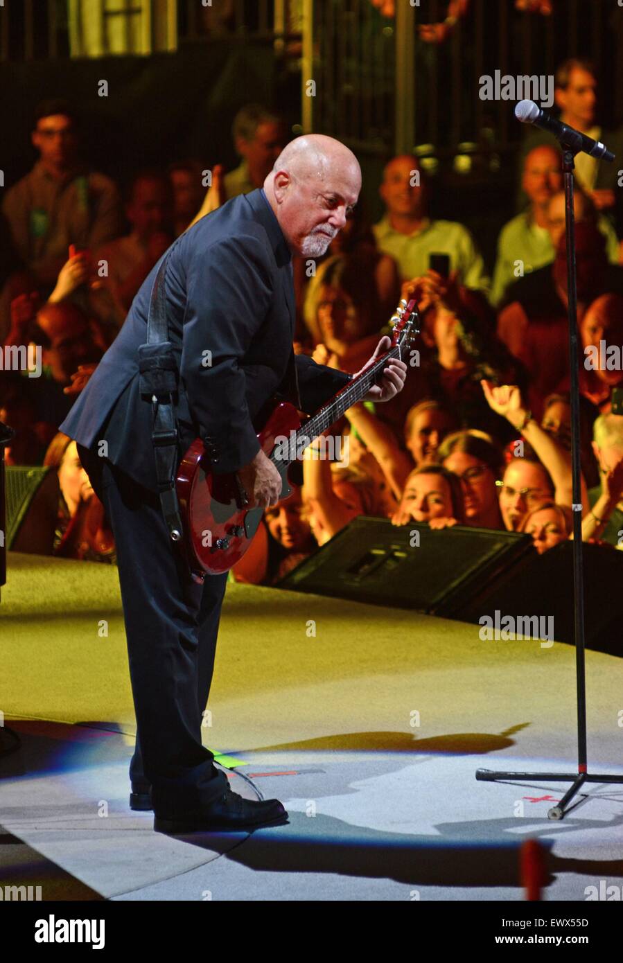 New York, NY, USA. 1st July, 2015. Billy Joel on stage for Billy Joel ...