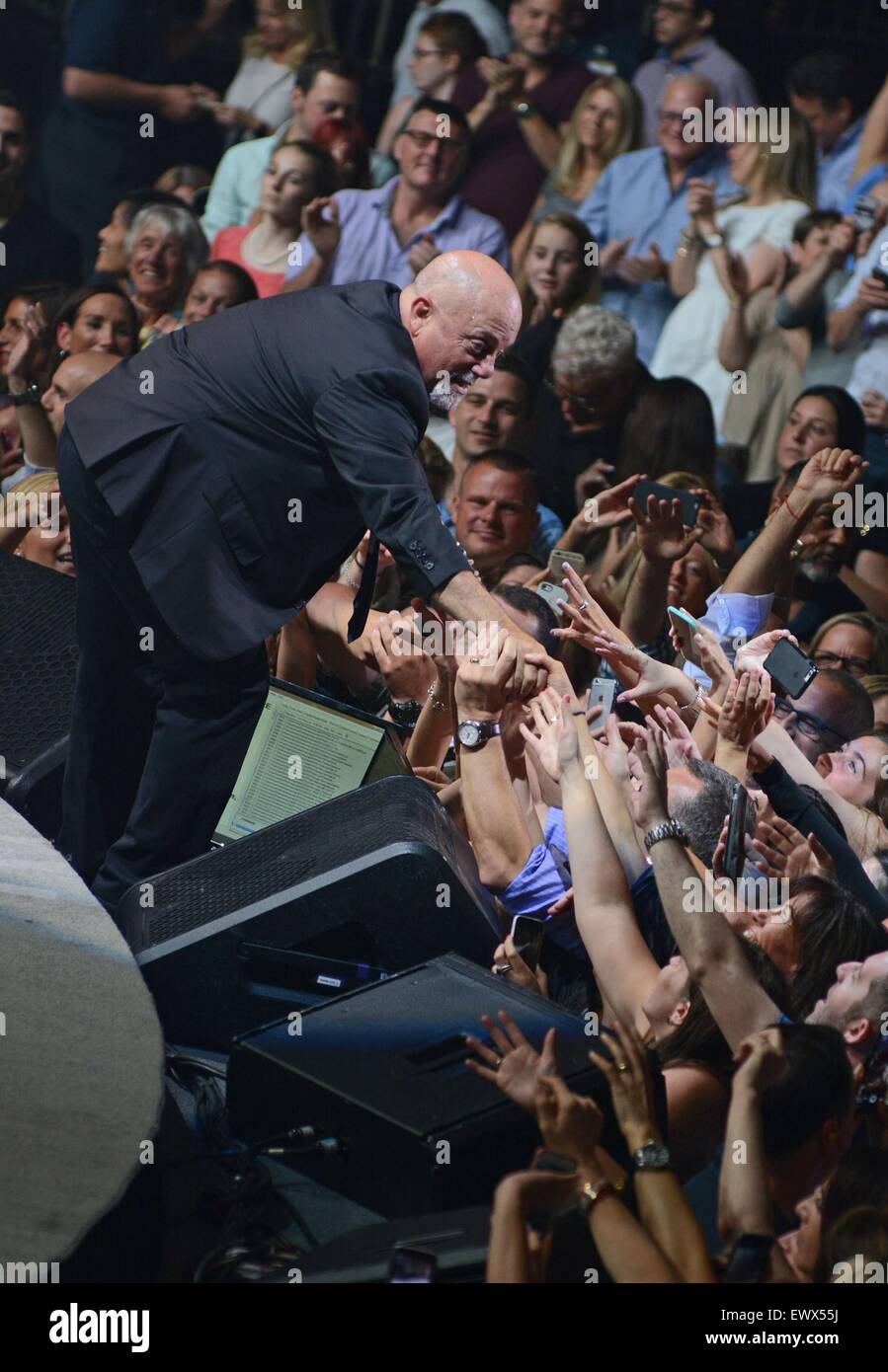 New York, NY, USA. 1st July, 2015. Billy Joel on stage for Billy Joel ...