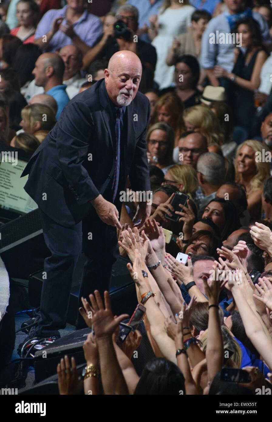 New York, NY, USA. 1st July, 2015. Billy Joel on stage for Billy Joel ...