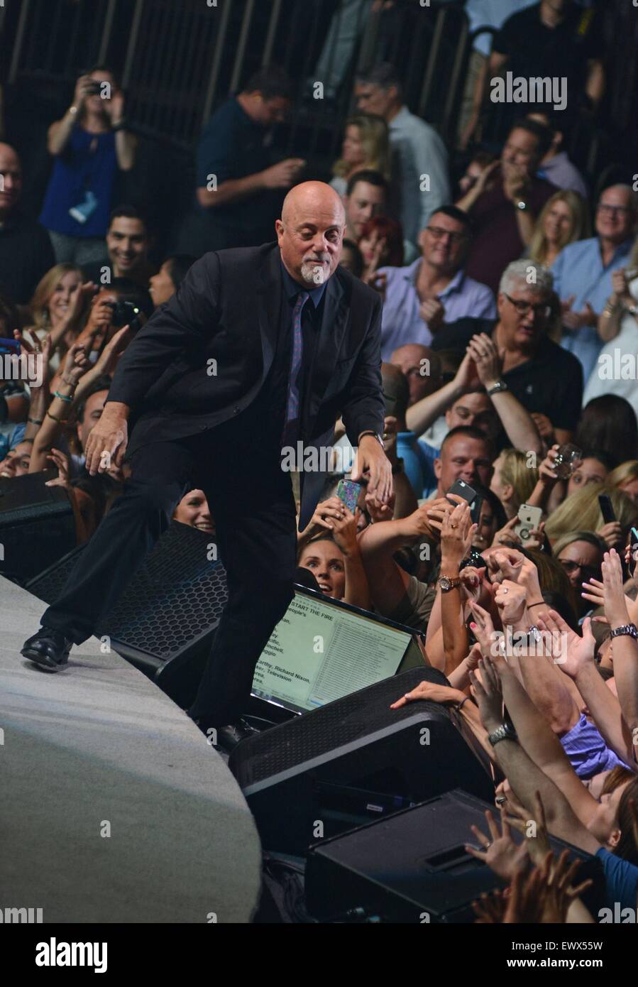 New York, NY, USA. 1st July, 2015. Billy Joel on stage for Billy Joel ...