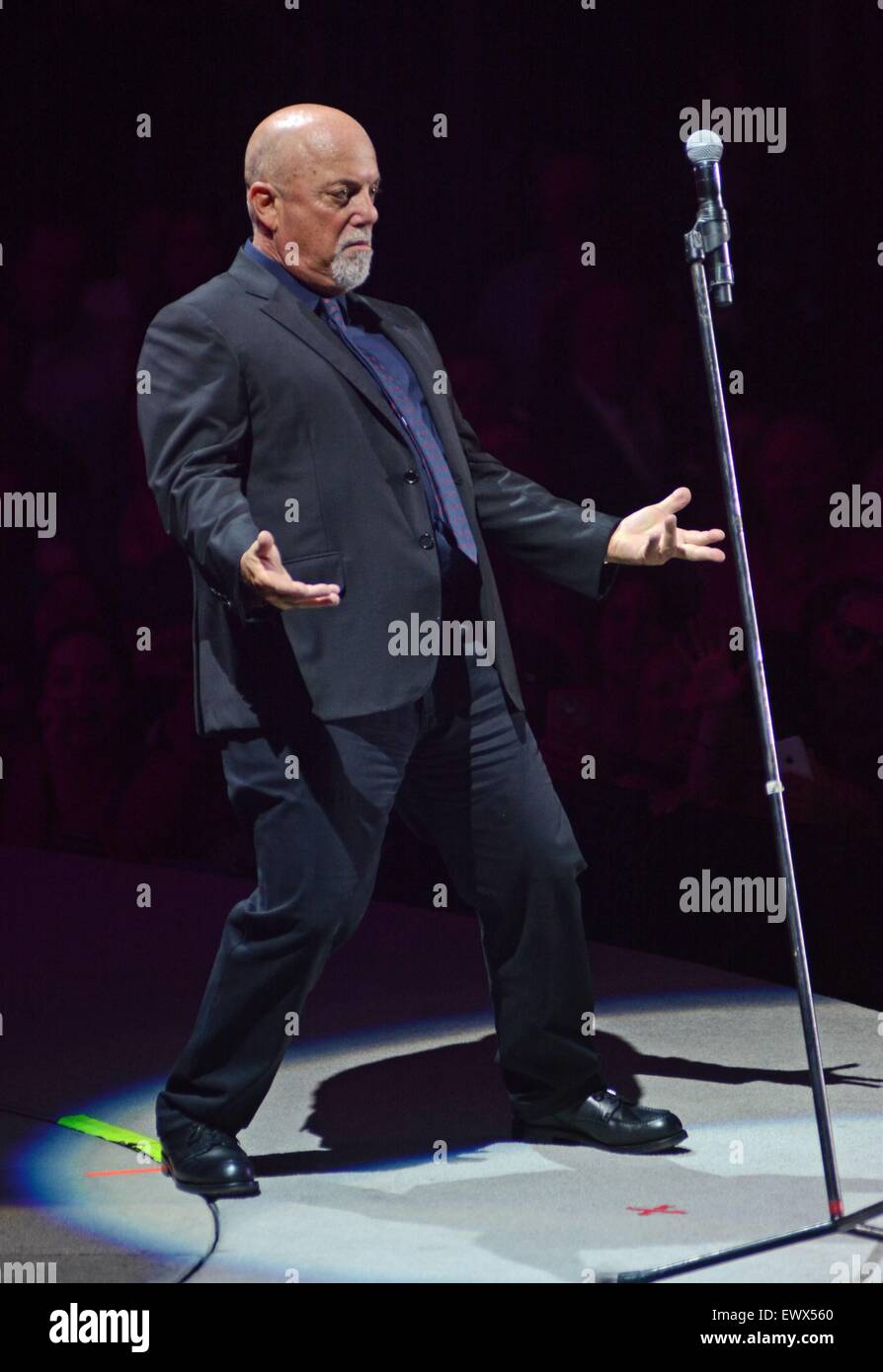 New York, NY, USA. 1st July, 2015. Billy Joel on stage for Billy Joel ...
