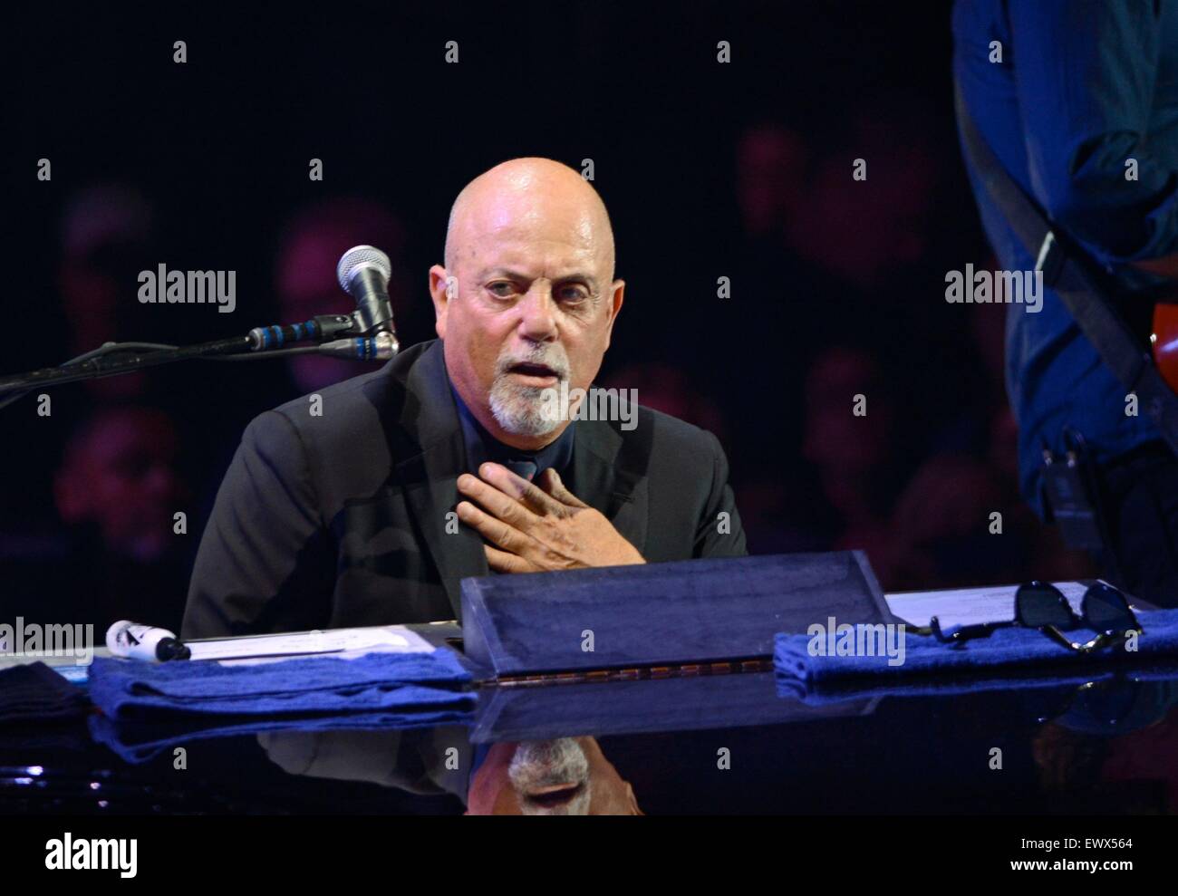 New York, NY, USA. 1st July, 2015. Billy Joel on stage for Billy Joel ...