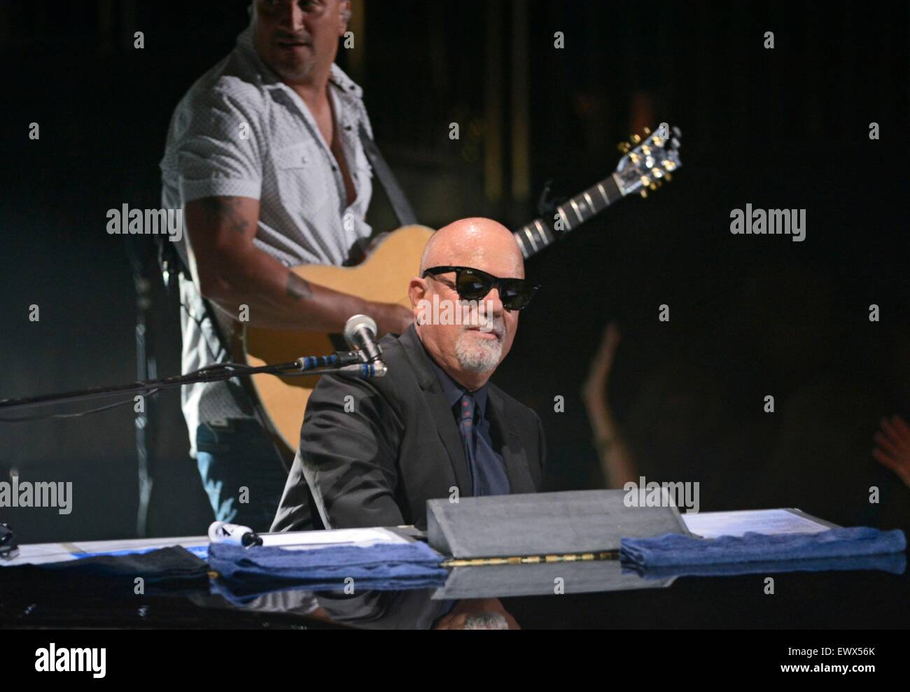 New York, NY, USA. 1st July, 2015. Billy Joel on stage for Billy Joel ...