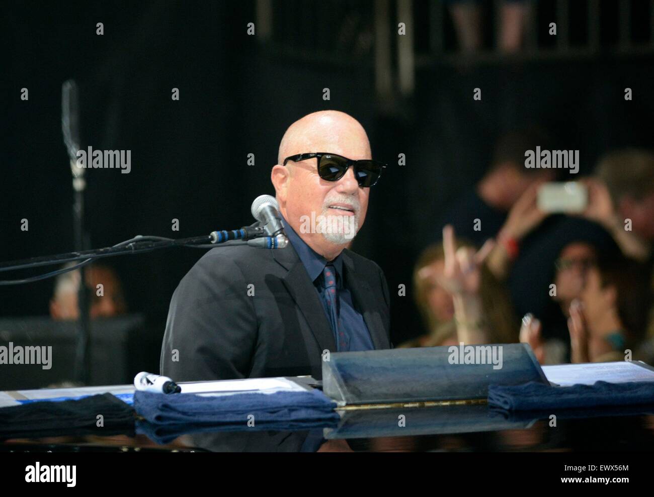 New York, NY, USA. 1st July, 2015. Billy Joel on stage for Billy Joel ...