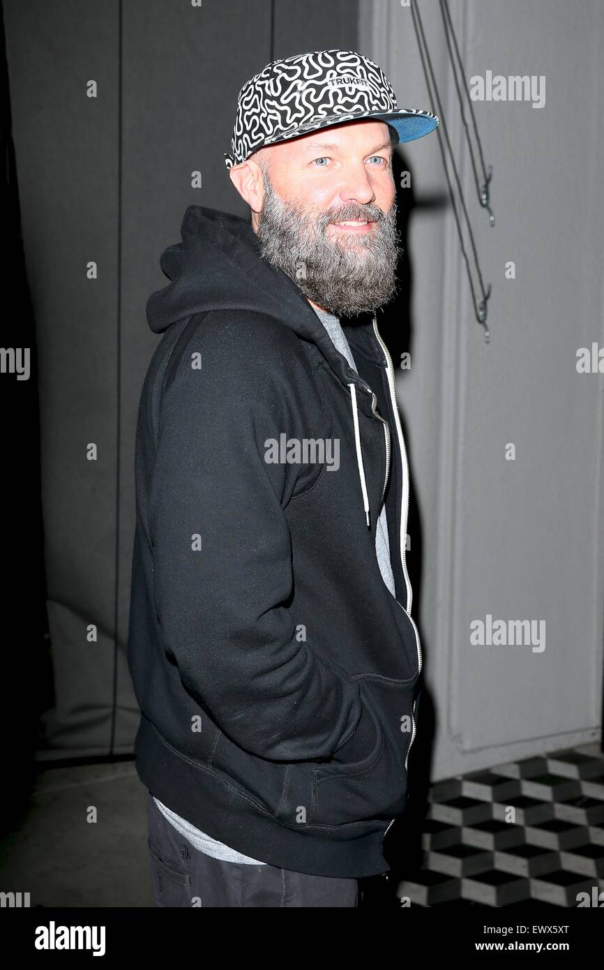 Fred Durst seen arriving for late dinner at Craigs restaurant Featuring ...