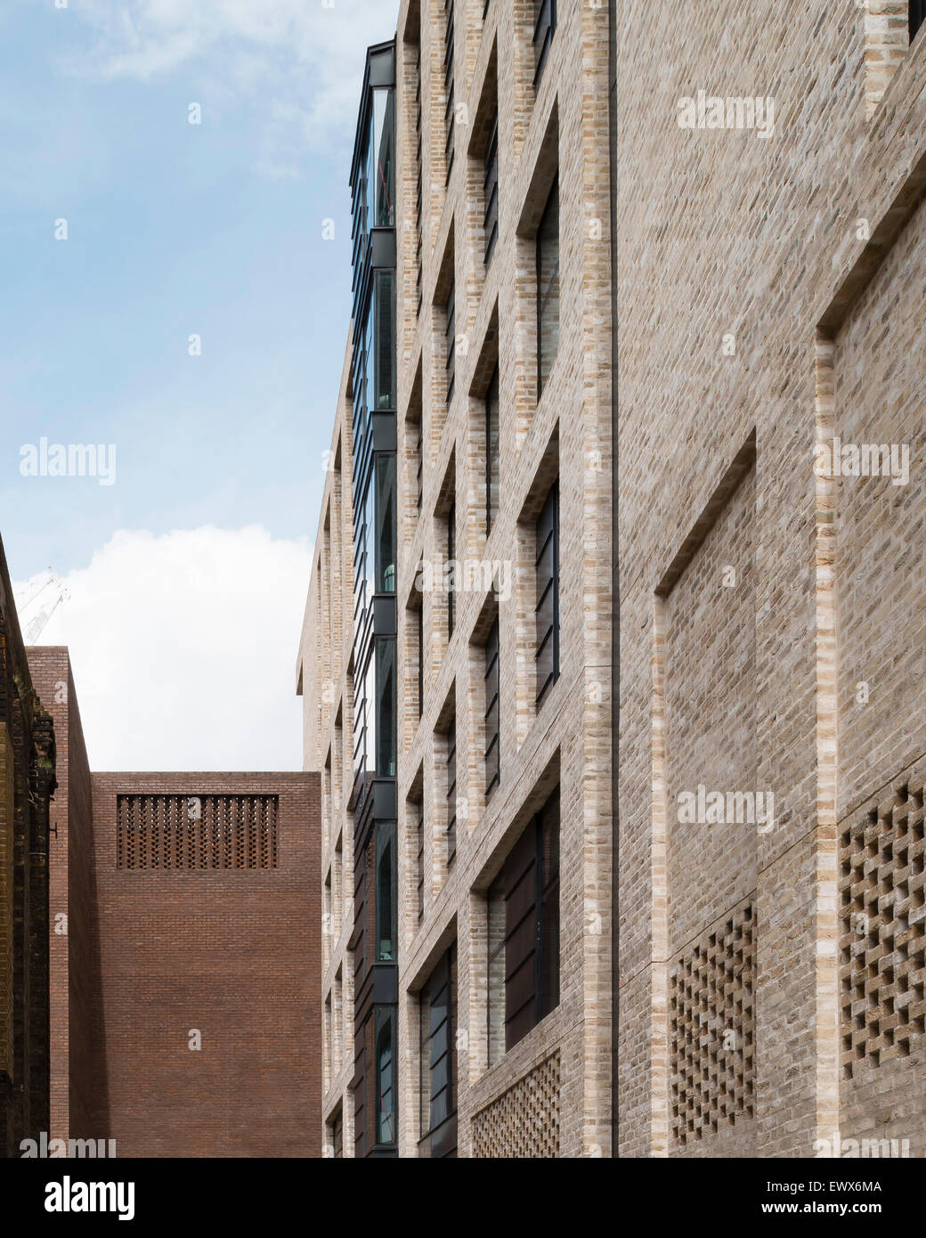 Detail view, exterior. Spring Mews Student Living, London, United ...