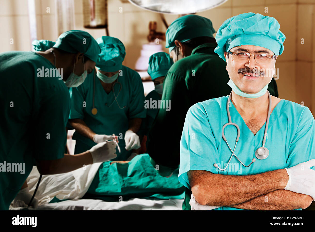 Hospital ward patient bed posed hi-res stock photography and images - Alamy