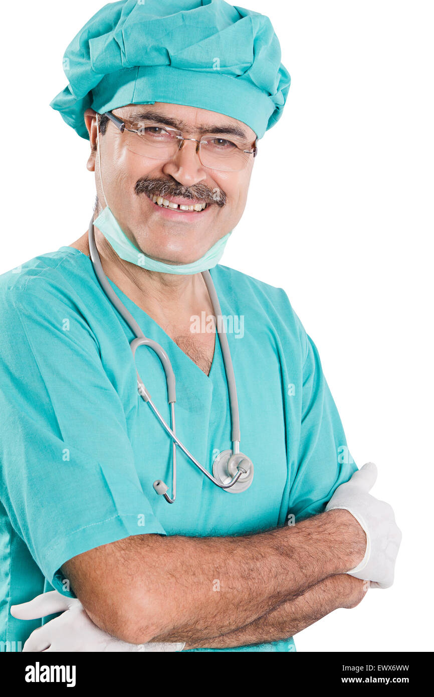 1 indian Surgeon man Doctor standing pose Stock Photo - Alamy