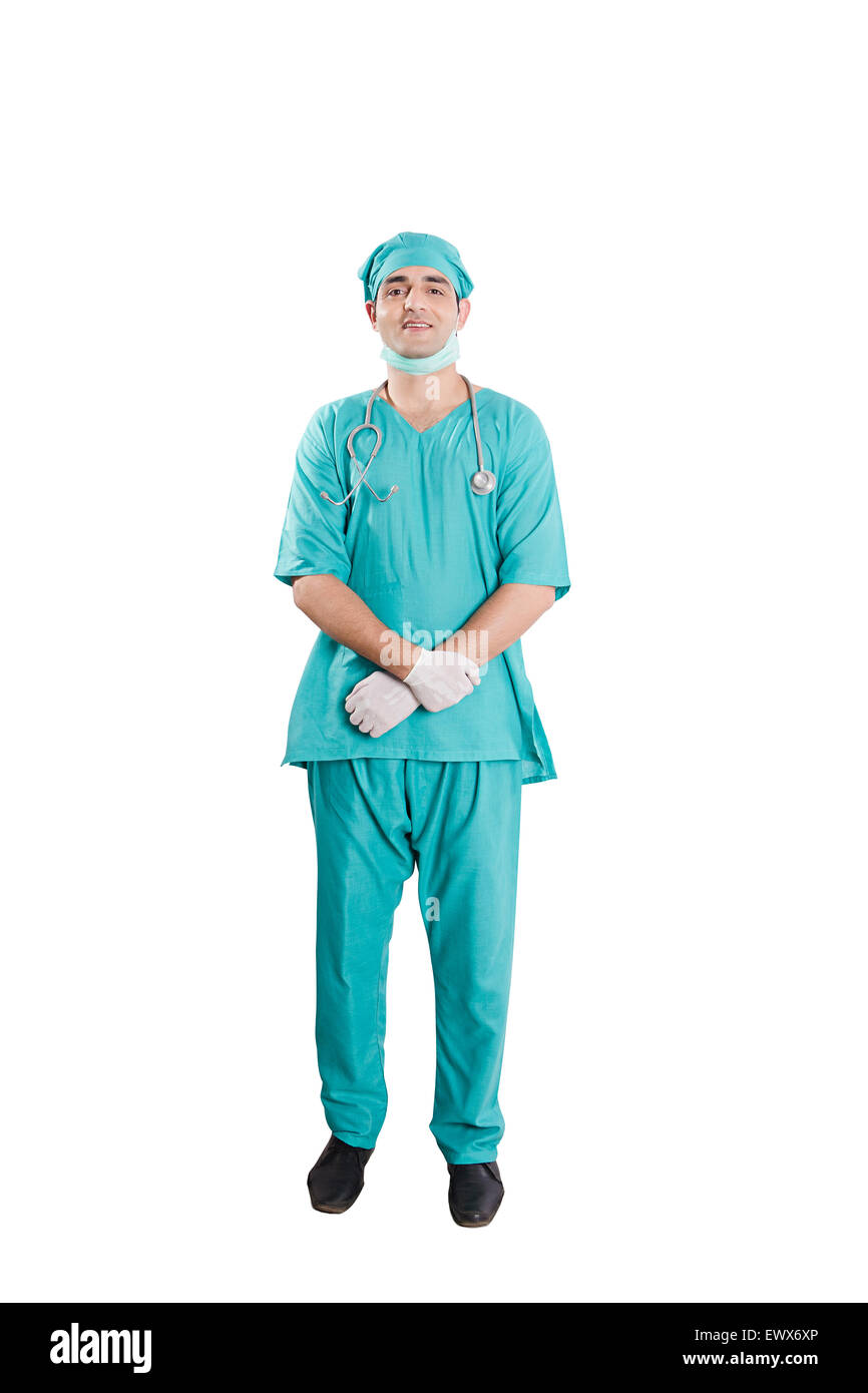 1 indian Surgeon man Doctor standing pose Stock Photo - Alamy