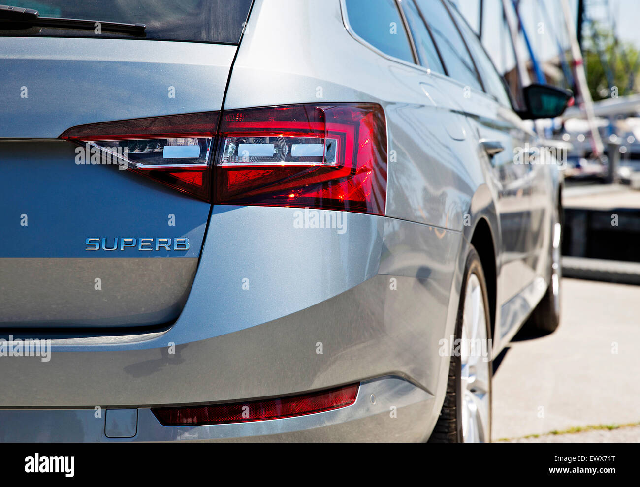 Skoda Superb Combi Stock Photo - Alamy