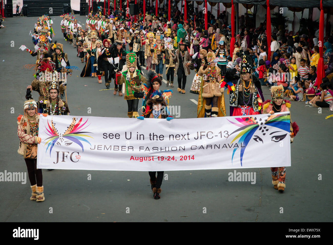 Jember Fashion Carnival in Jember, Java, Indonesia Stock Photo - Alamy