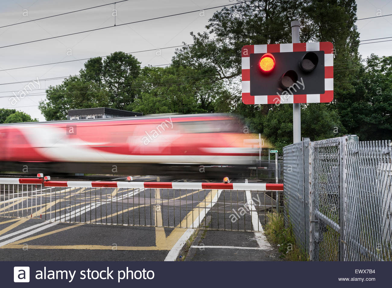 Network Rail Level Crossing High Resolution Stock Photography and ...