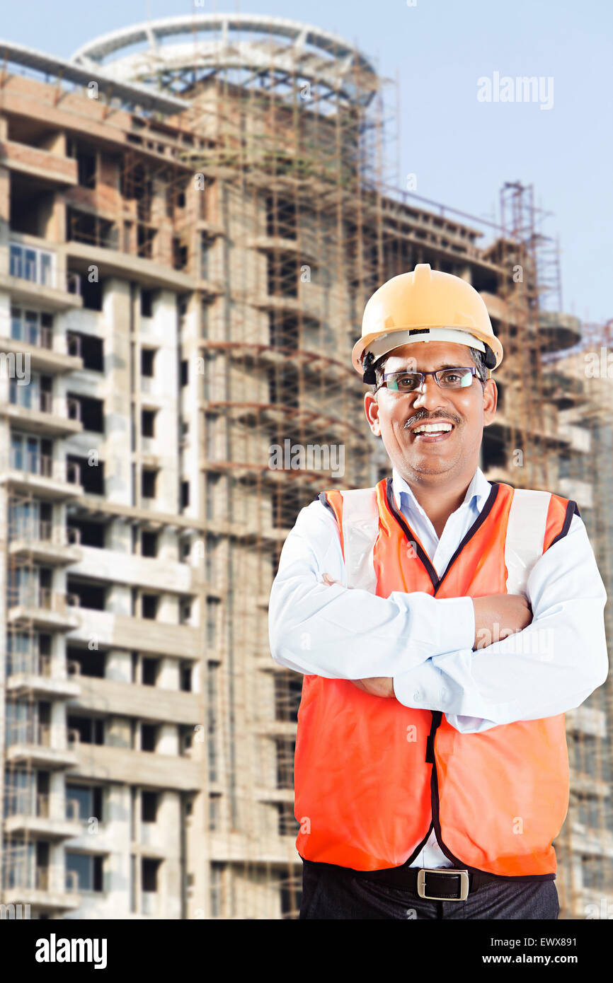 Indian architect standing pose hi-res stock photography and images - Alamy