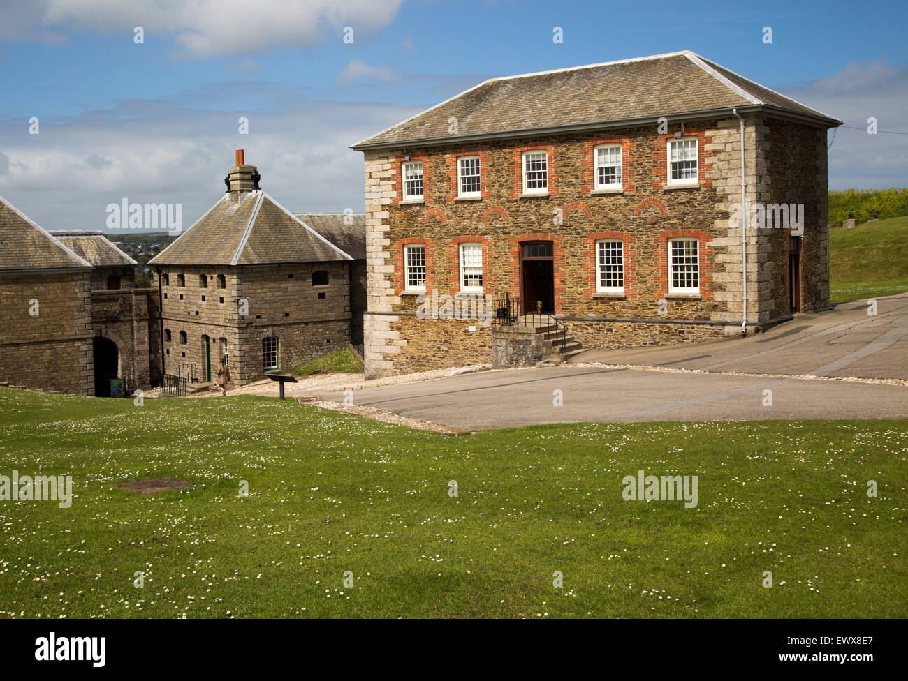Pendennis castle falmouth gatehouse hi-res stock photography and images ...