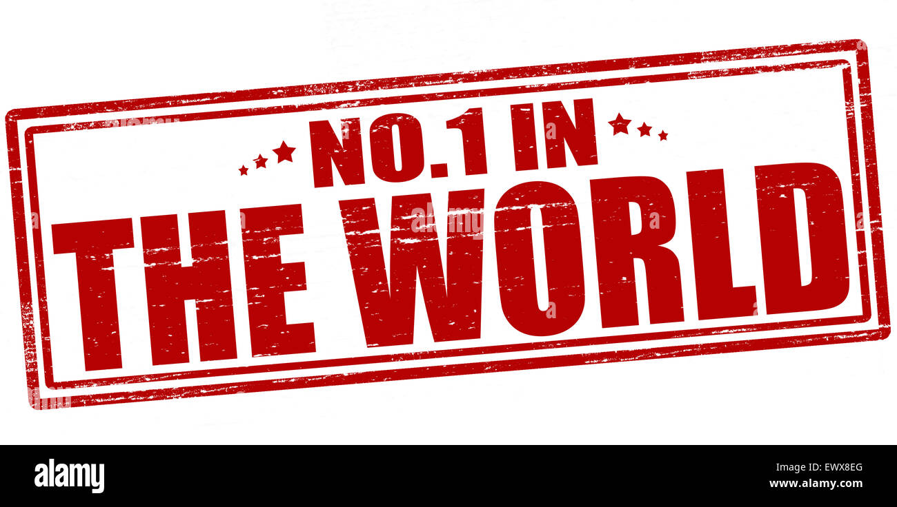 Stamp with text no one in the world illustration Stock Photo - Alamy