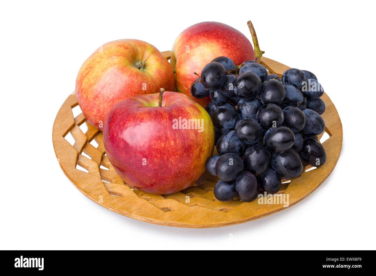 Dark blue apple Cut Out Stock Images & Pictures - Alamy