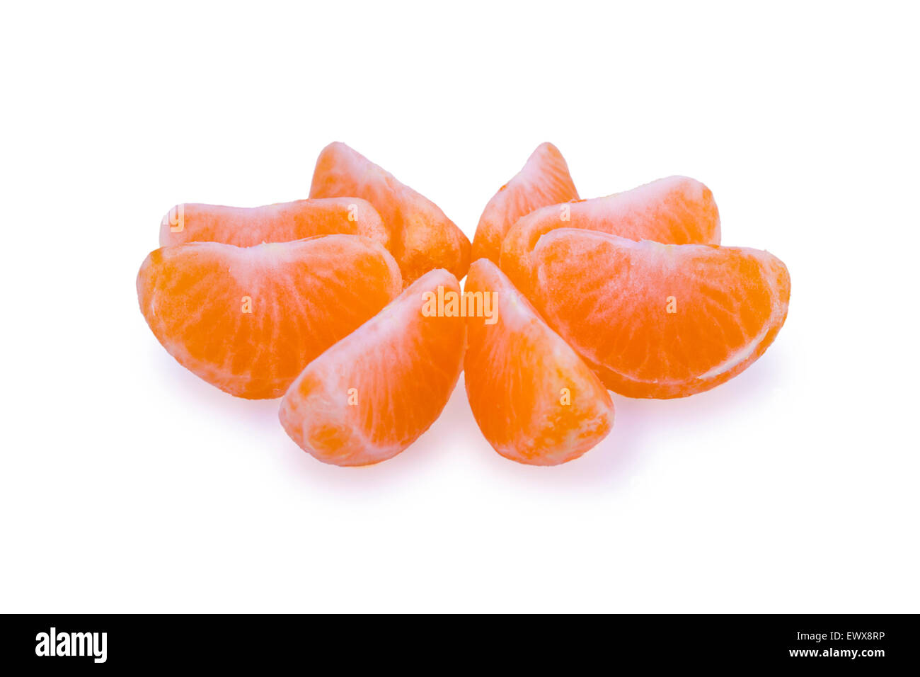 slices of mandarin Stock Photo - Alamy