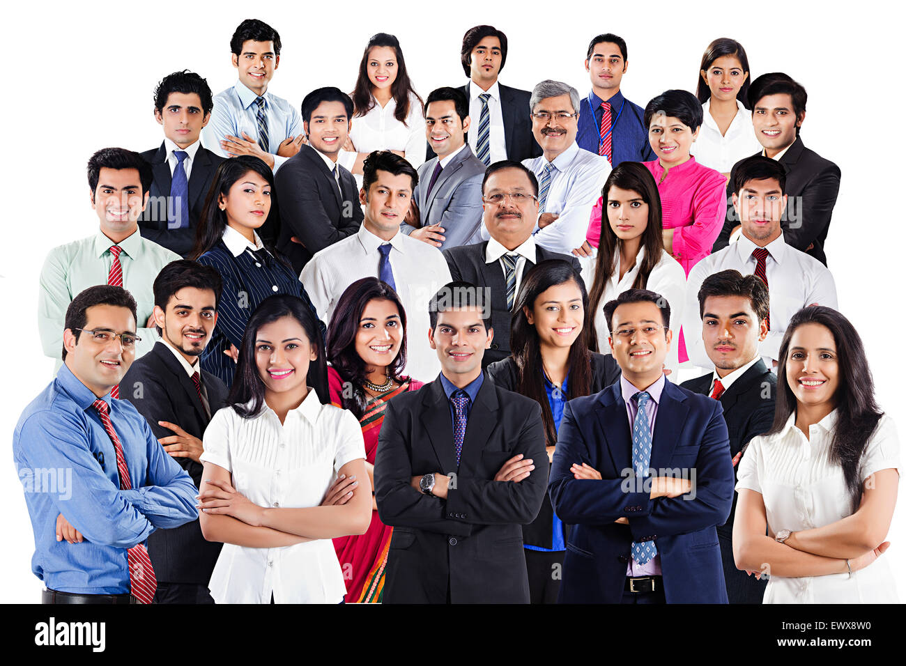 indian Business Group Colleague Partners Stock Photo - Alamy
