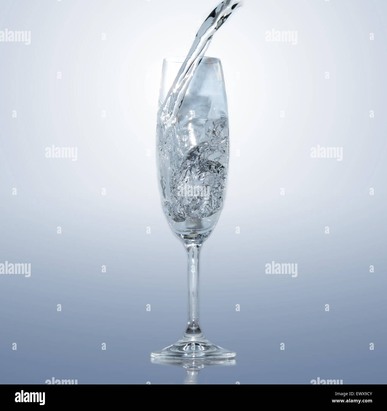 frozen water splash in a glass Stock Photo - Alamy