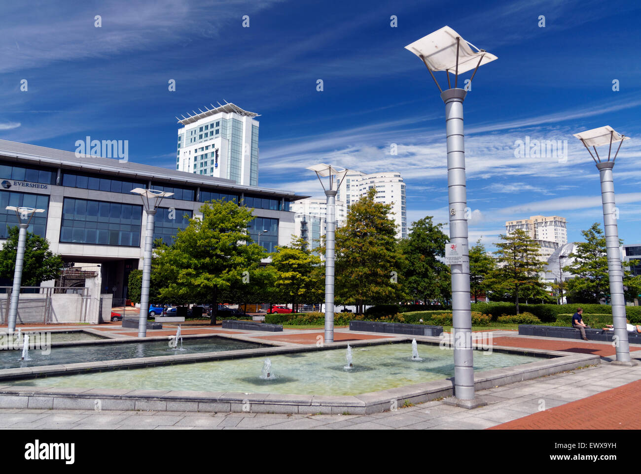 Callaghan Square, Cardiff, Wales Stock Photo - Alamy