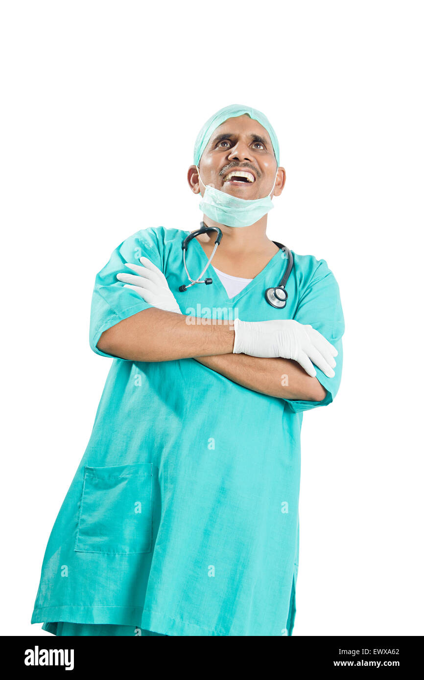 1 indian Surgeon man Doctor standing pose Stock Photo - Alamy