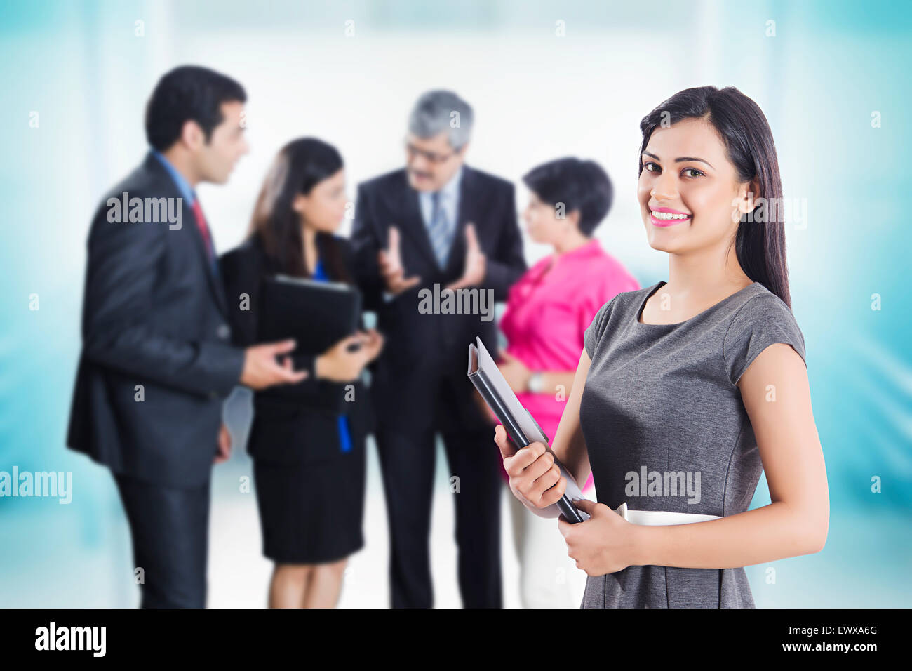 indian Business group Partner Discussion Stock Photo - Alamy