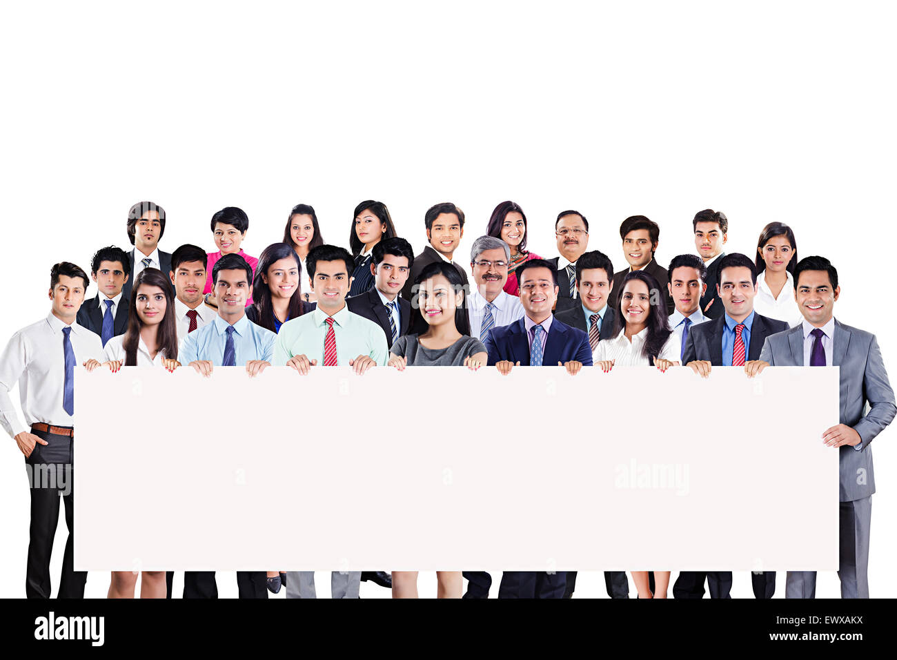 indian Business Group Colleague Partners showing Message Board Stock ...