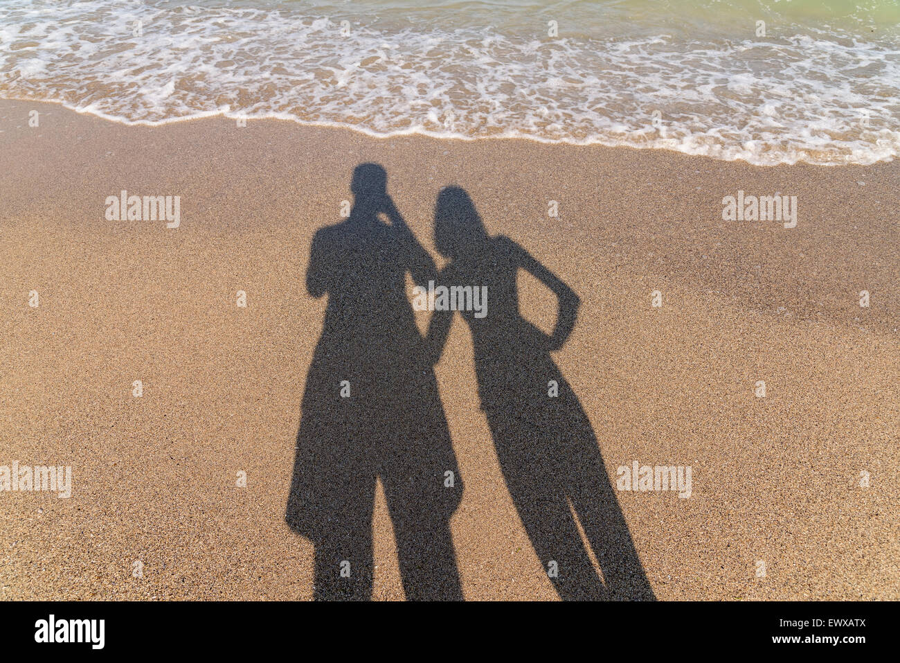 Two photos shadow hi-res stock photography and images - Alamy