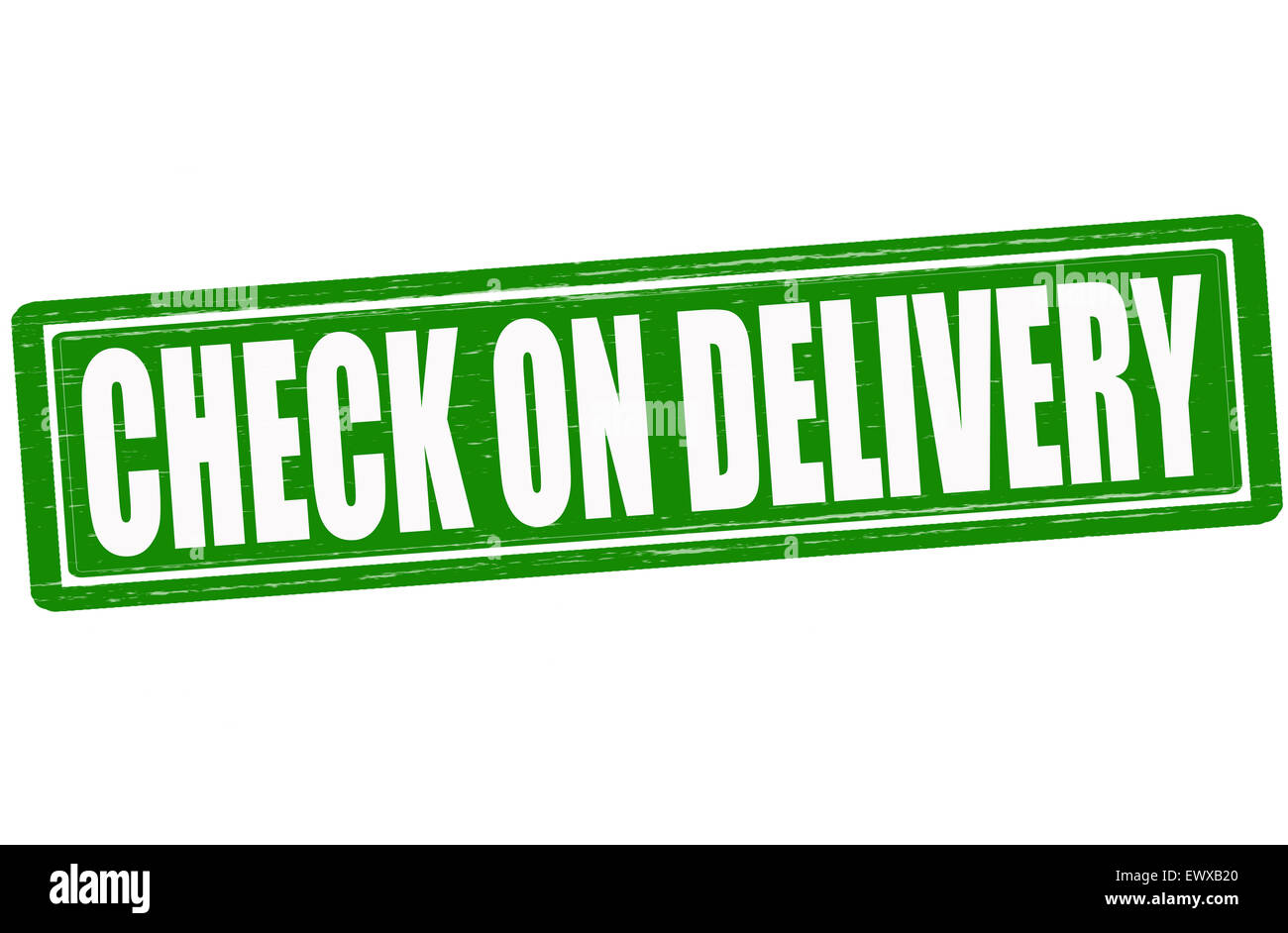 Delivery check hi-res stock photography and images - Alamy
