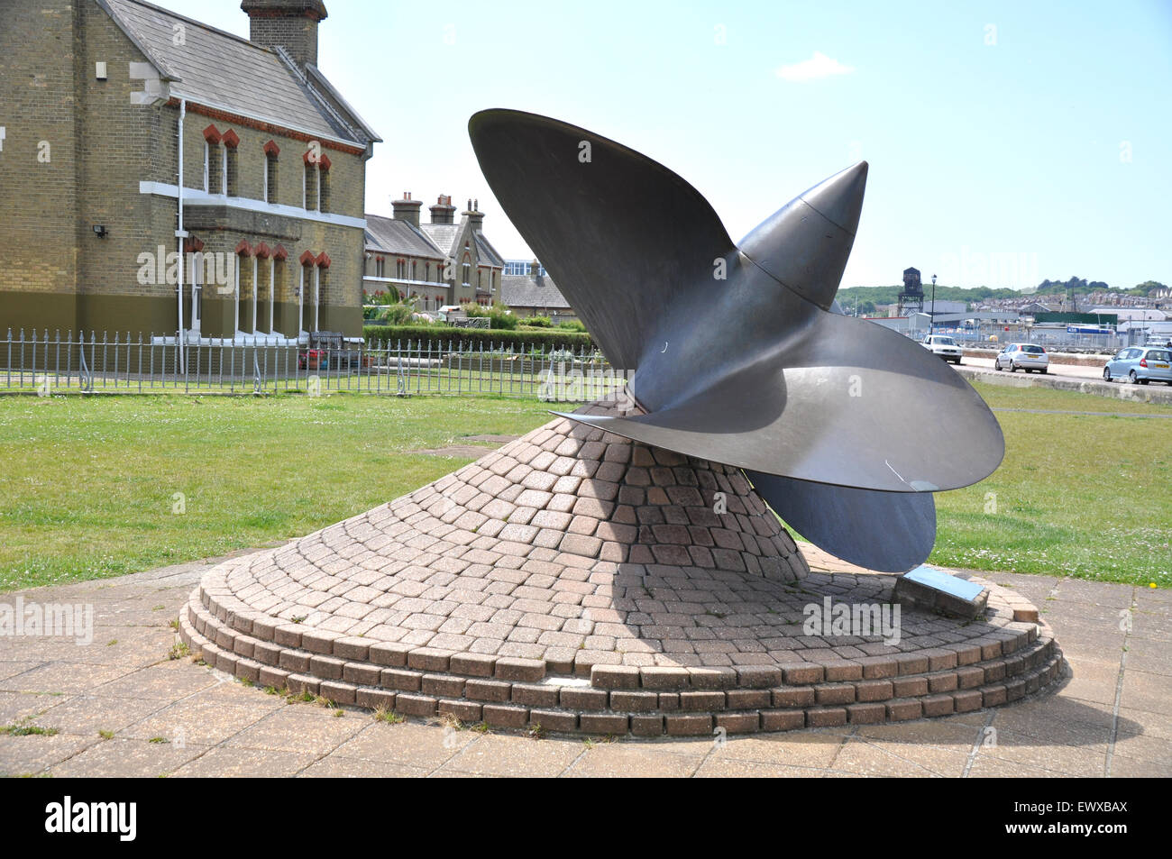 Propeller of HMS Cavalier Stock Photo - Alamy