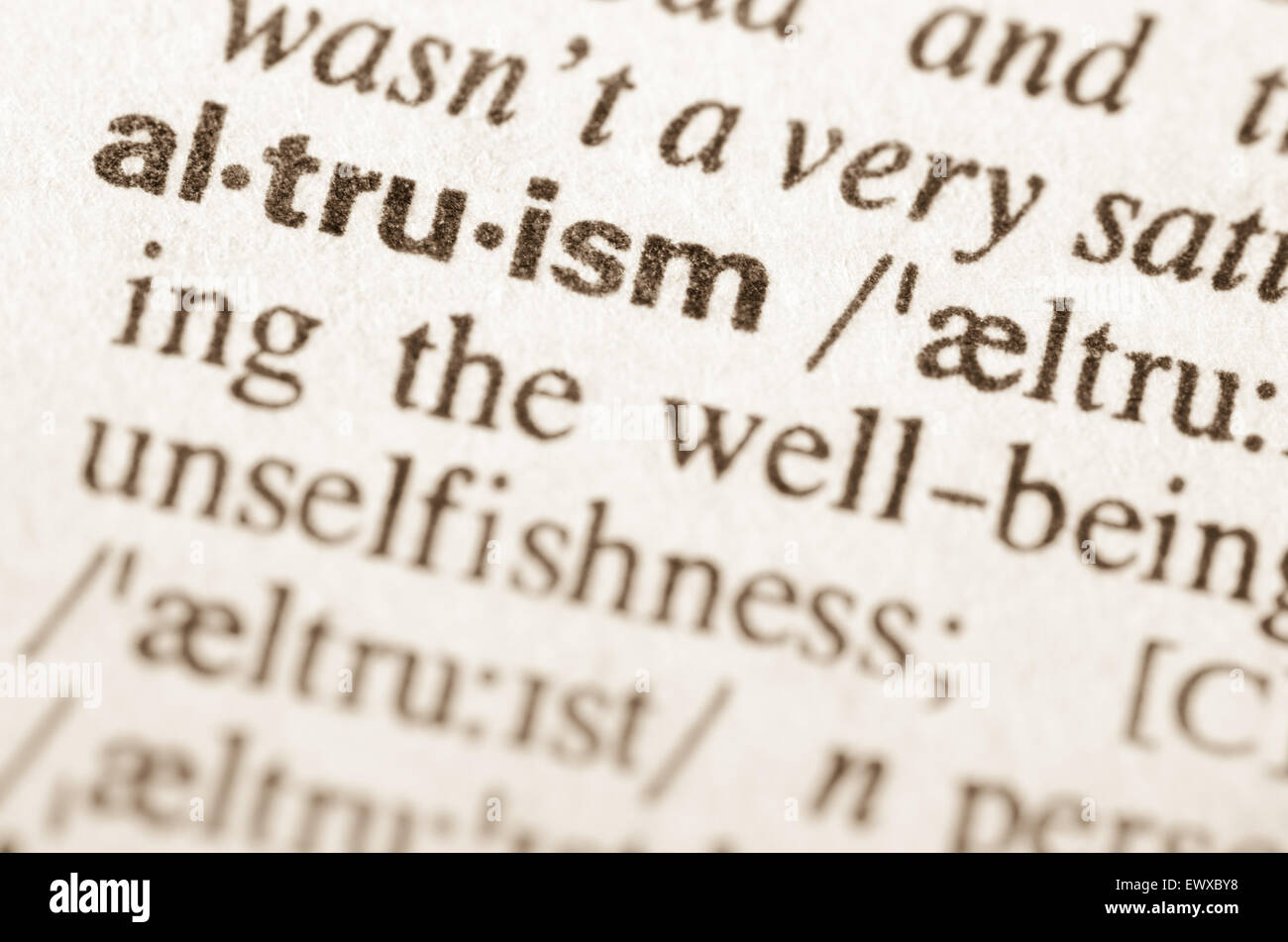 Altruism hi-res stock photography and images - Alamy