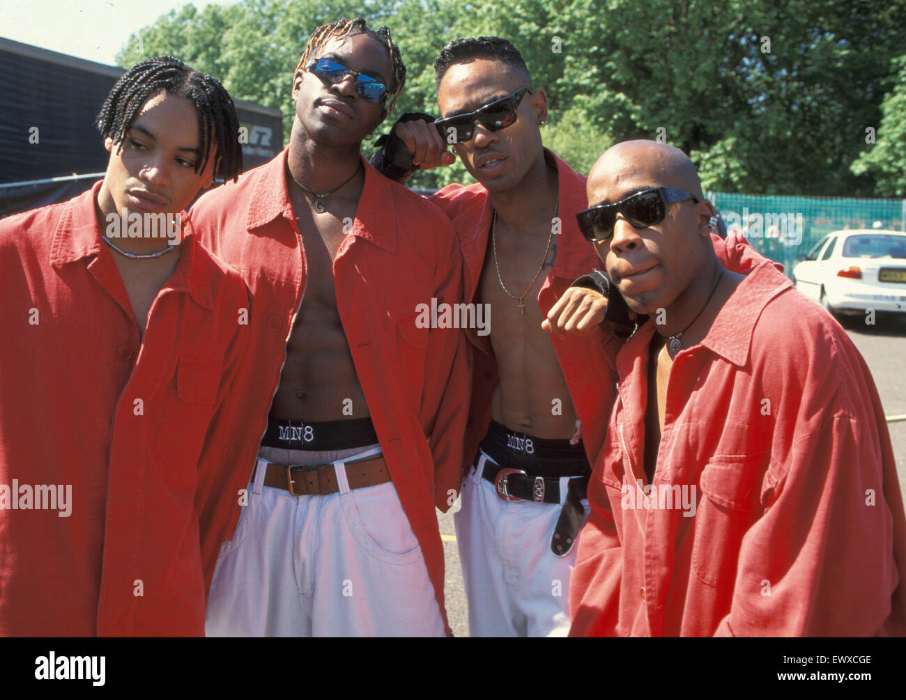 MN8 English R&B group in 1995 Stock Photo - Alamy