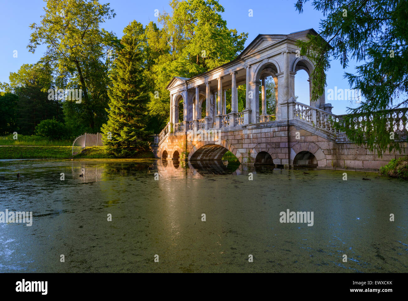 Beautiful Catherine Park. Russia. Pushkin Stock Photo - Alamy