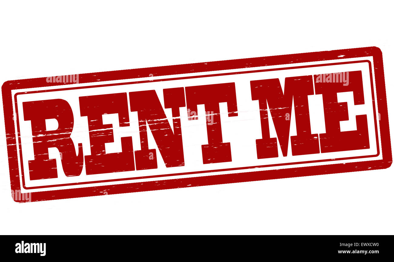 Stamp with text rent me inside, illustration Stock Photo - Alamy