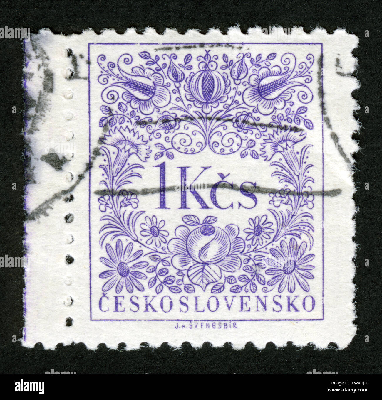Czechoslovakia Postage Stamp Stock Photos & Czechoslovakia Postage ...