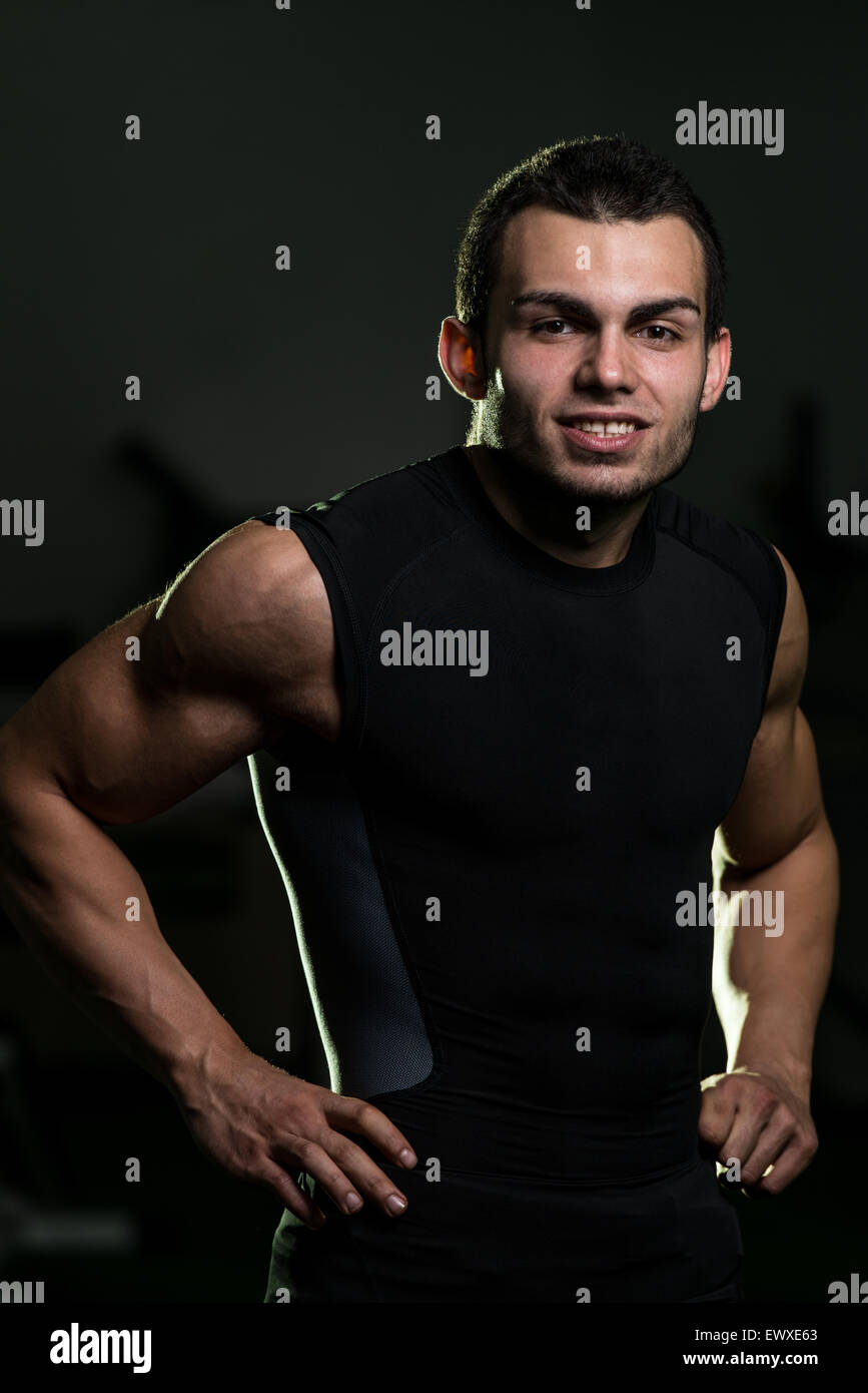 Muscular male model hi-res stock photography and images - Alamy