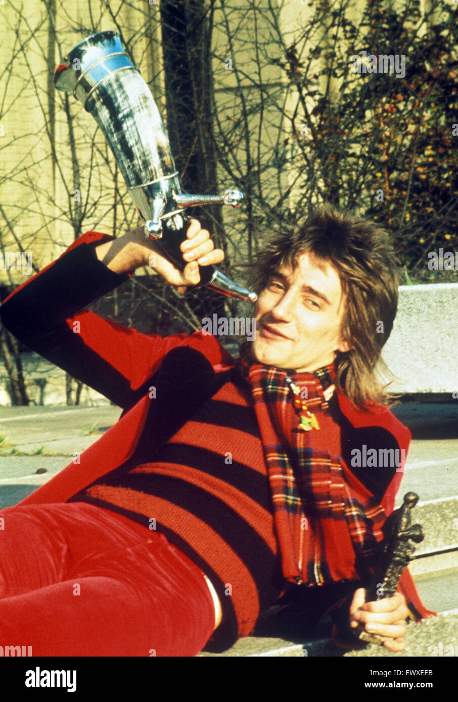 ROD STEWART UK rock musician in 1971. Photo van Houten Stock Photo - Alamy
