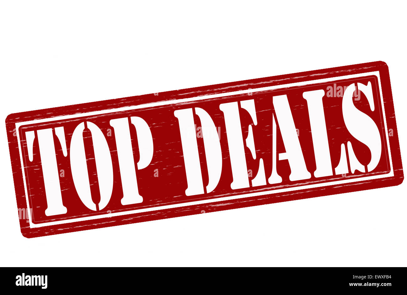 Stamp with text top deal inside hi-res stock photography and images - Alamy