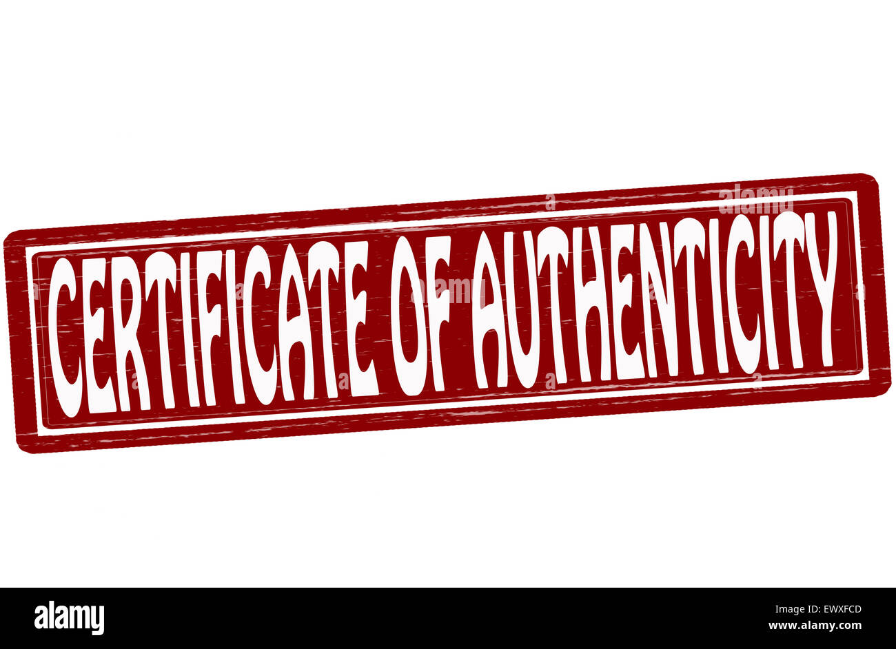 Authenticity confirmed hi-res stock photography and images - Alamy