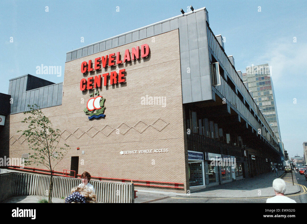 Cleveland Centre, Shopping Centre, Middlesbrough, 17th July 1989 Stock ...