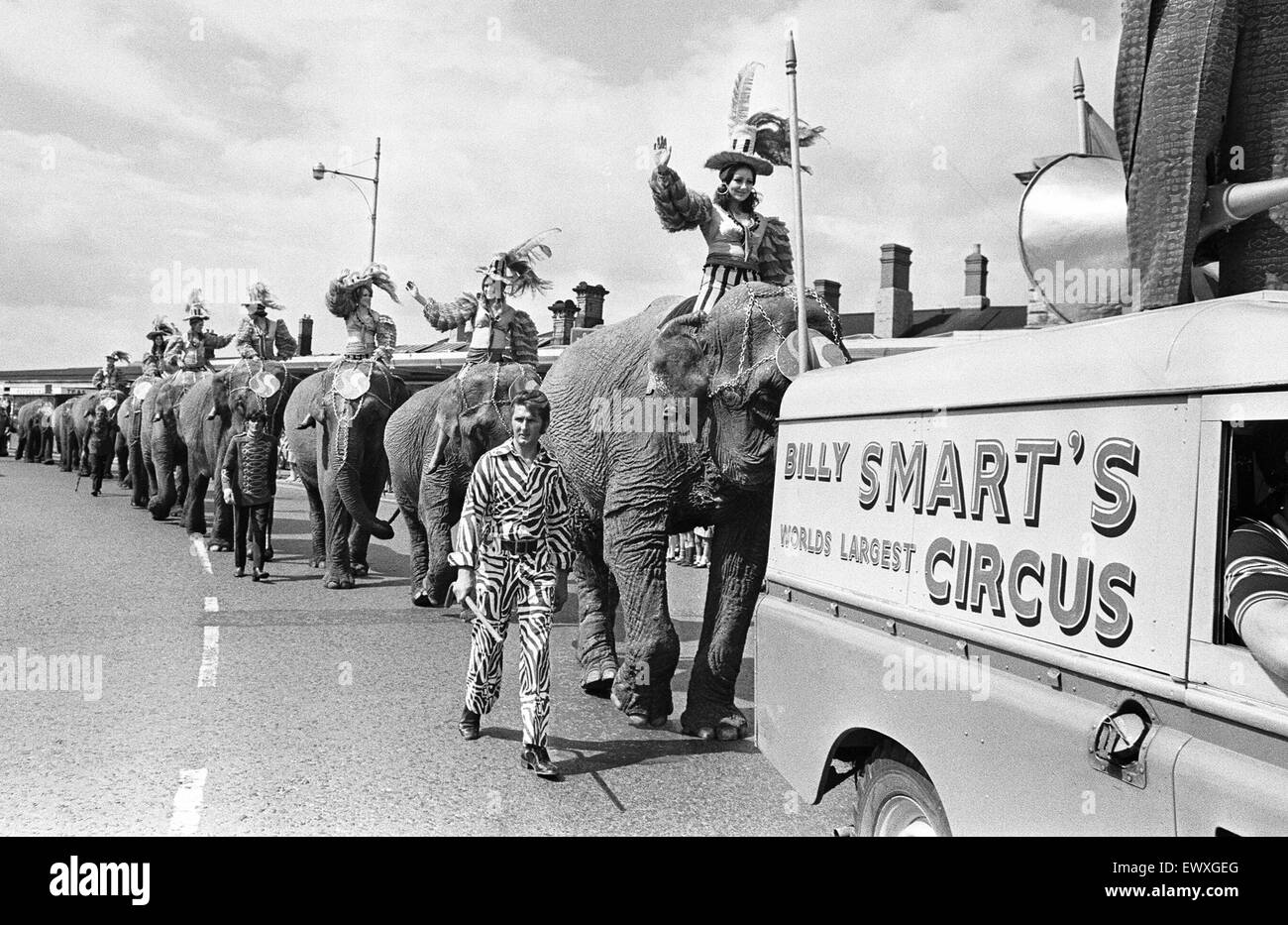 Billy Smart's Circus, once a regular sight in Hills Meadow, Reading ...