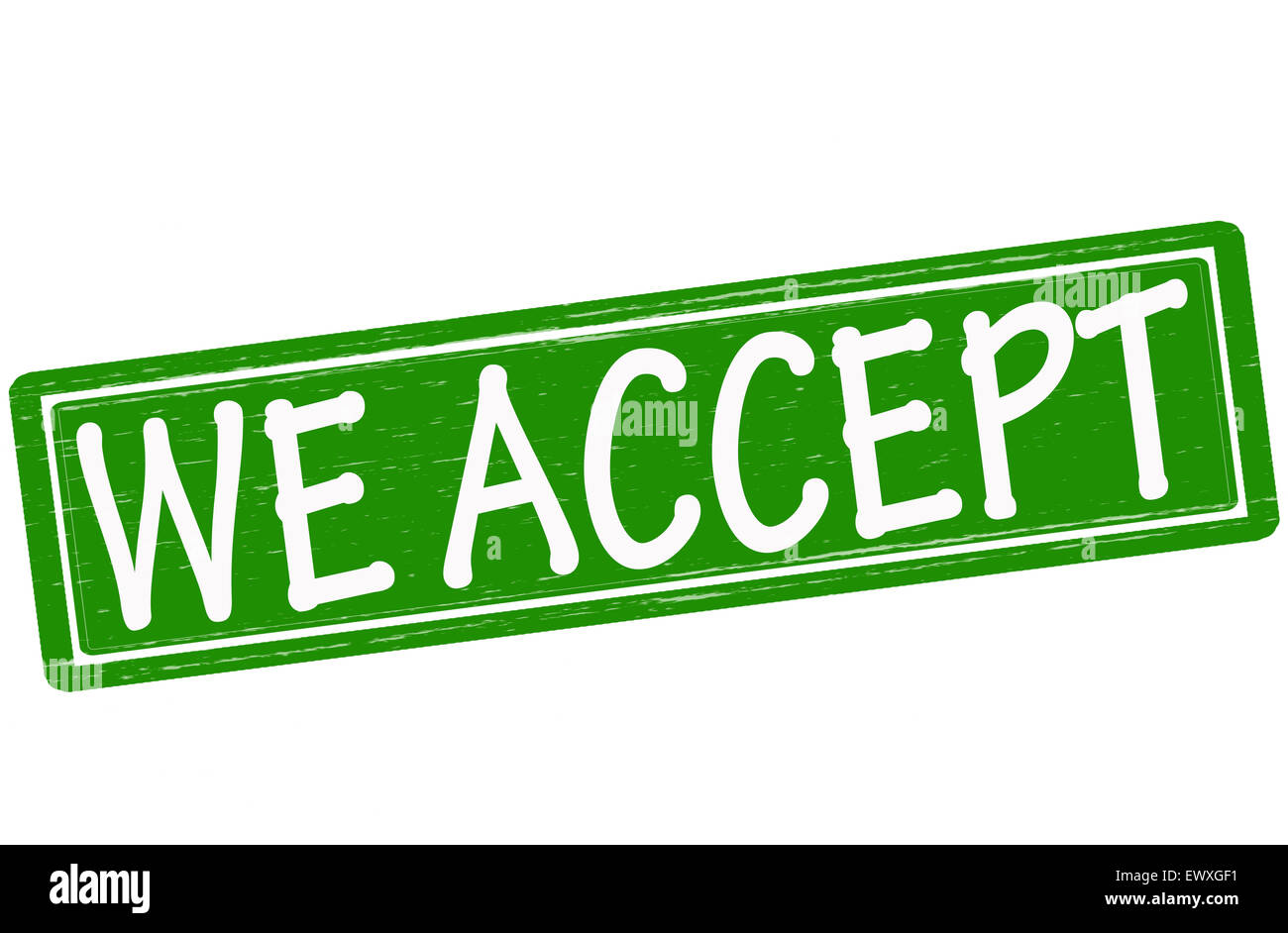 Accept stamp hi-res stock photography and images - Alamy