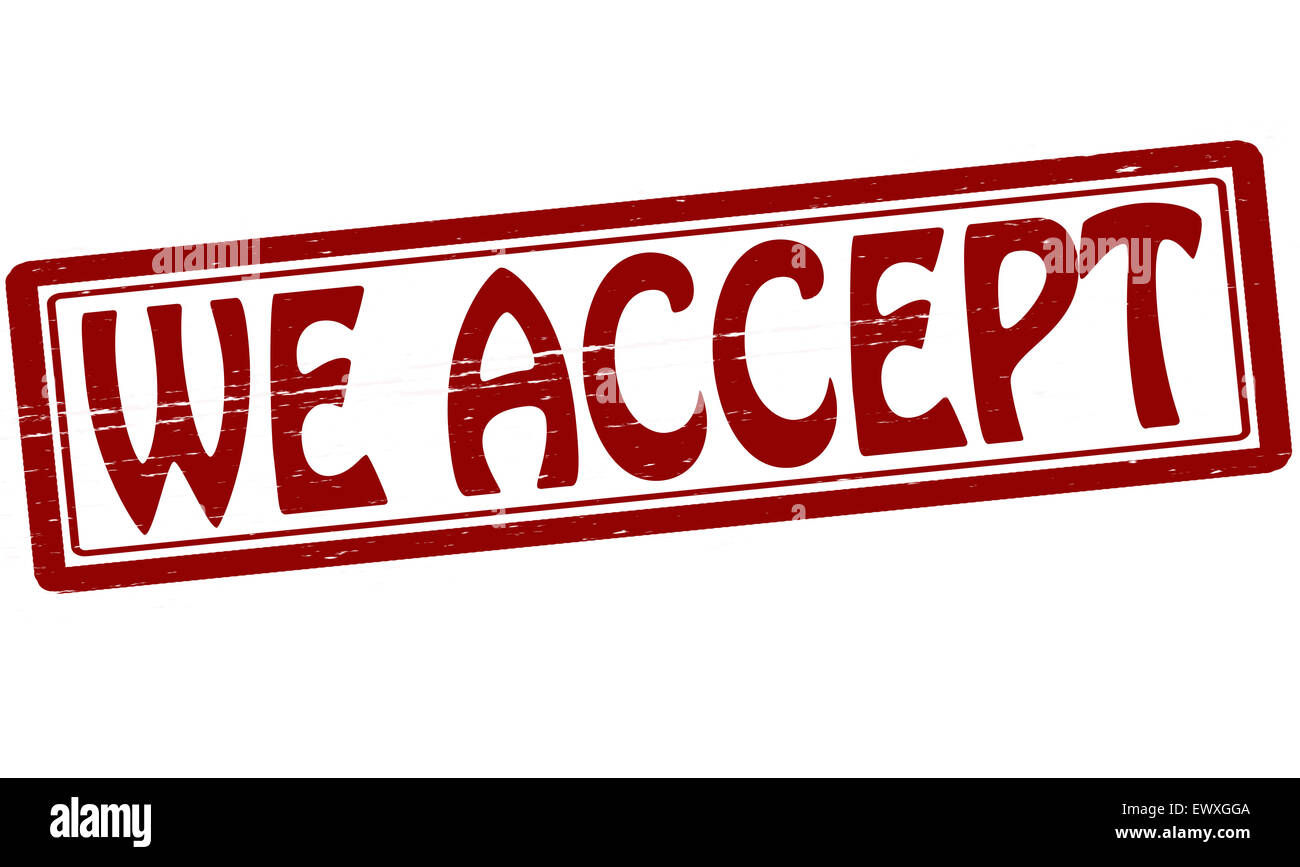 Accept stamp hi-res stock photography and images - Alamy