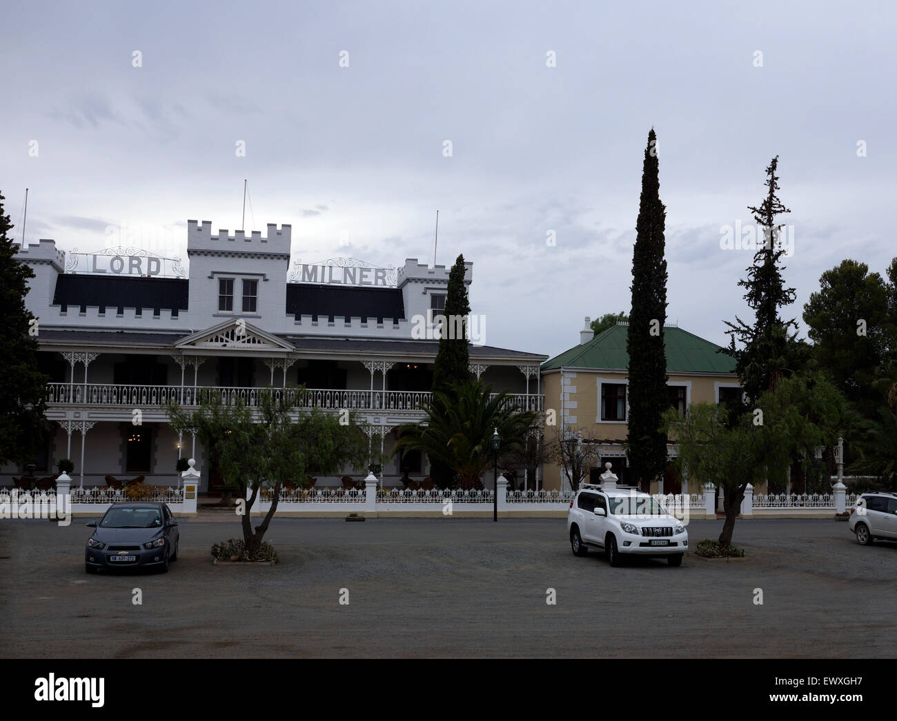 The Lord Milner Hotel in the preserved Victorian railway village ...