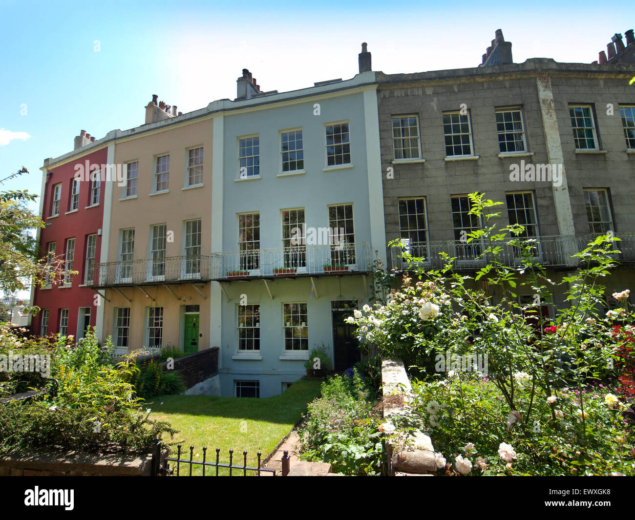 The Polygon area in the Clifton district of Bristol Stock Photo - Alamy