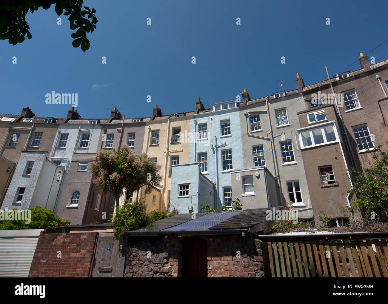 Georgian Terraced Houses Clifton Bristol High Resolution Stock ...
