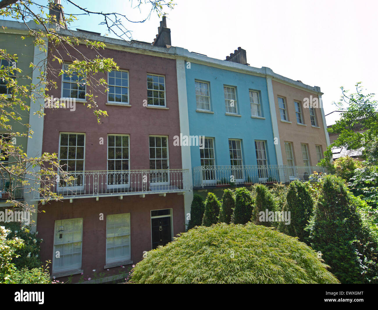 Georgian Terraced Houses Clifton Bristol High Resolution Stock ...