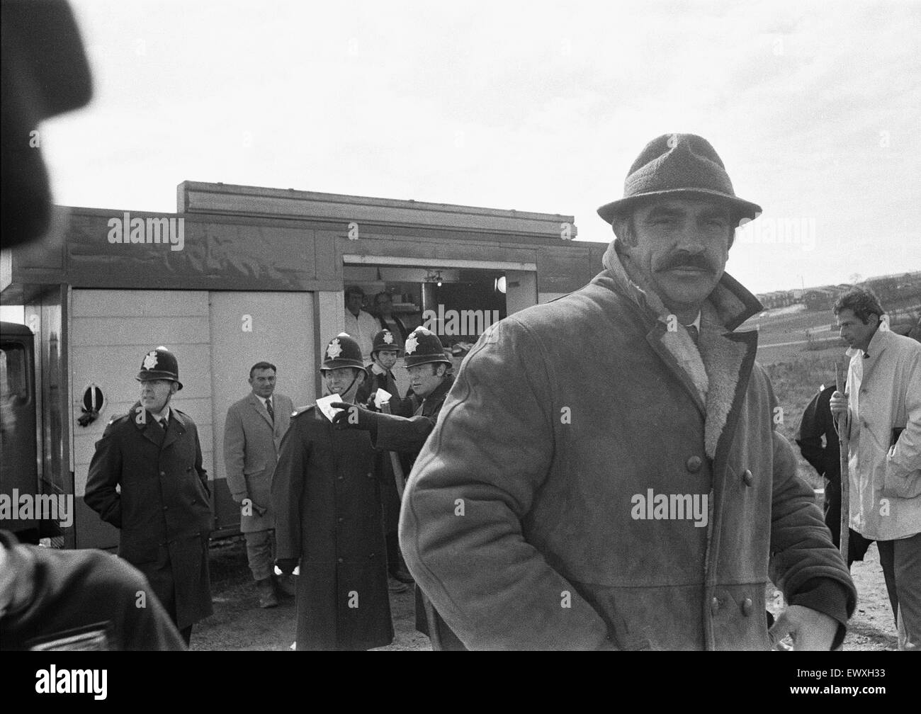 Sean Connery, the rest of the cast and crew of the movie "Offence" have ...