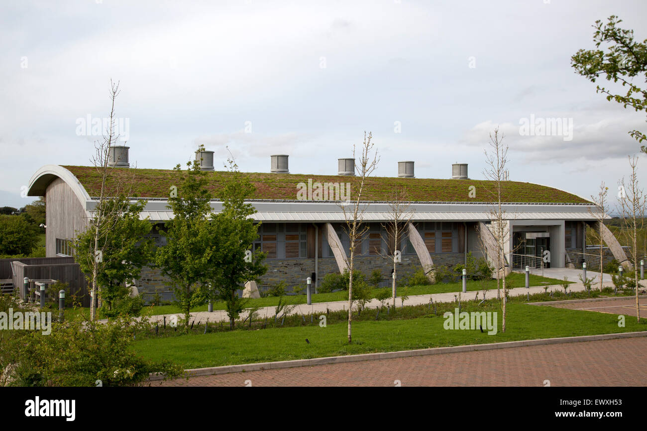 Modern architecture at Tremough campus, University of Falmouth, Penryn ...