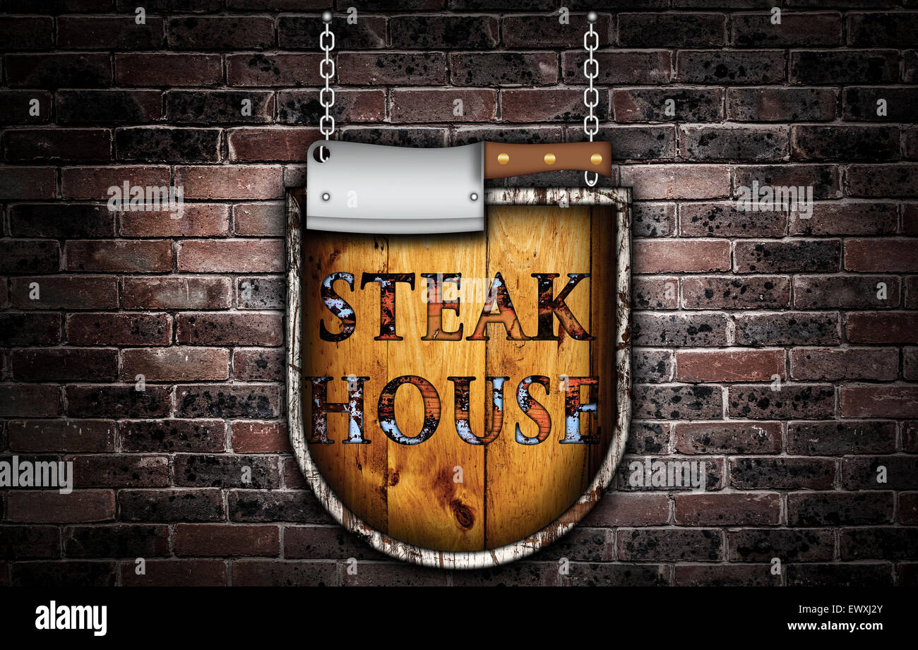 Steakhouse sign hi-res stock photography and images - Alamy